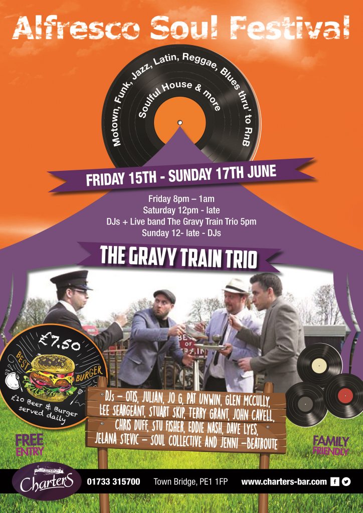 Alfresco Soul Weekend - Charters Bar - Peterborough