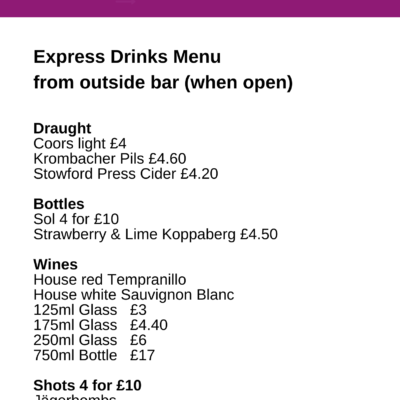 A real ale bar - Charters Bar - Peterborough