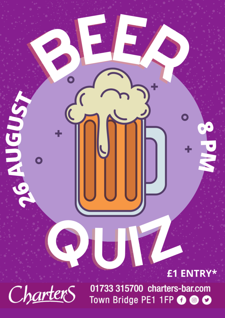 Events Archive - Charters Bar - Peterborough