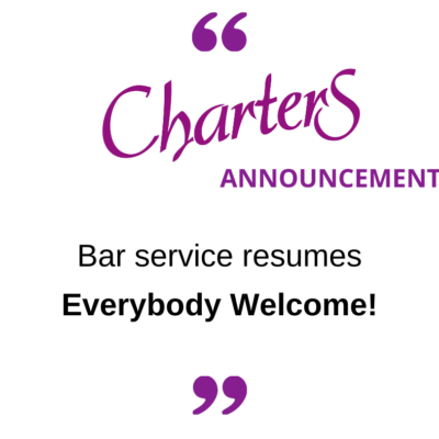 A real ale bar - Charters Bar - Peterborough