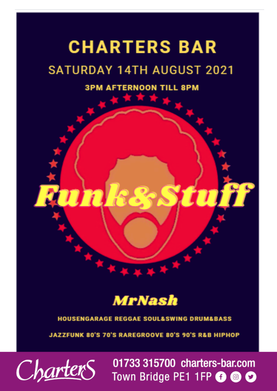 Events Archive - Charters Bar - Peterborough