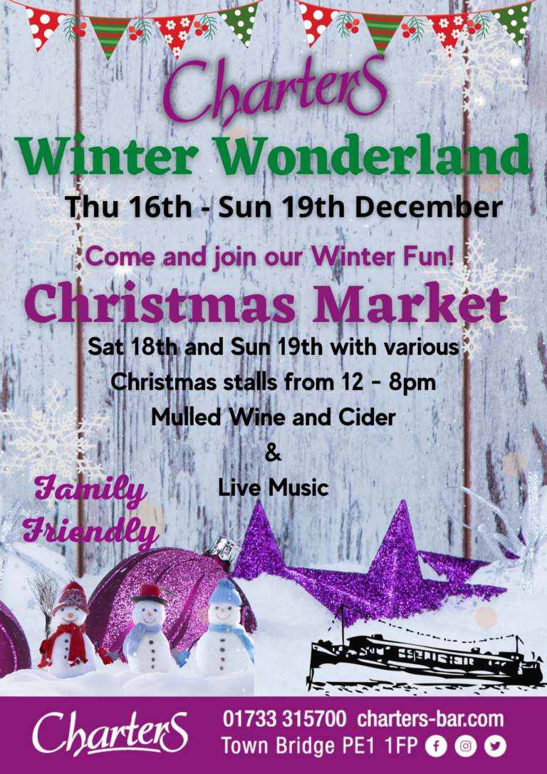 WINTER WONDERLAND - Charters Bar - Peterborough