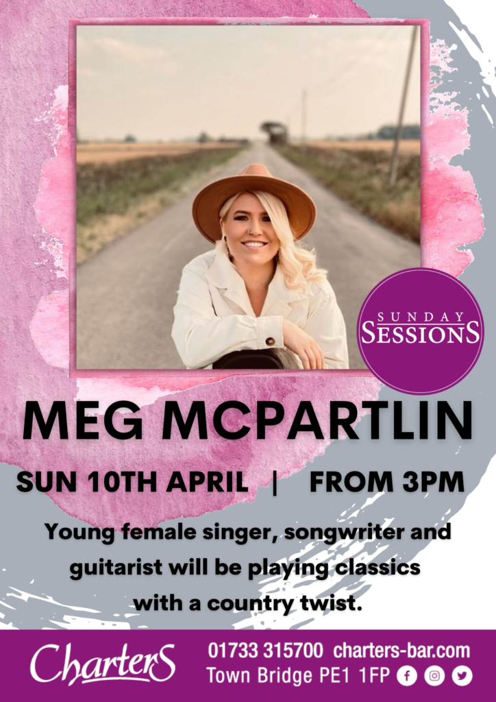 Meg McPartlin - Charters Bar - Peterborough