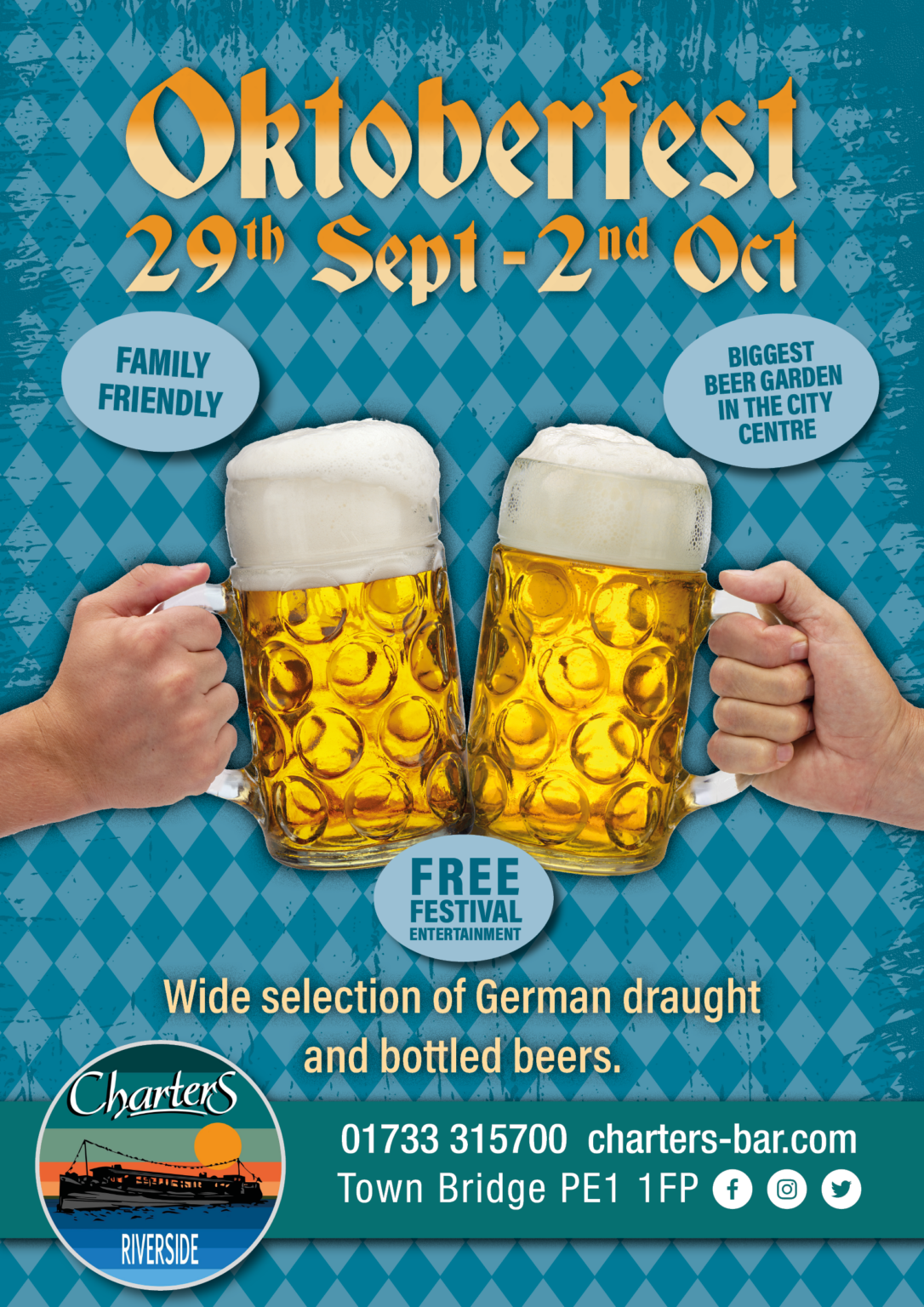 CHARTERS OKTOBERFEST - Charters Bar - Peterborough