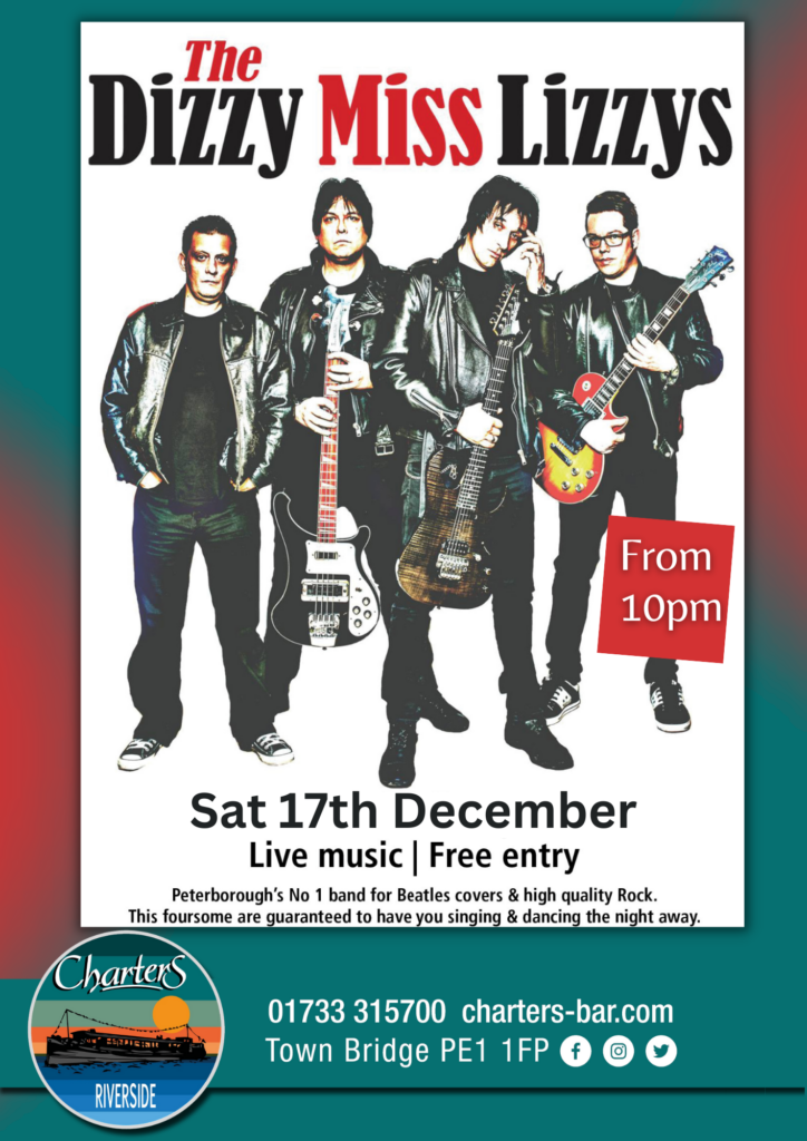 THE DIZZY MISS LIZZYS - Charters Bar - Peterborough