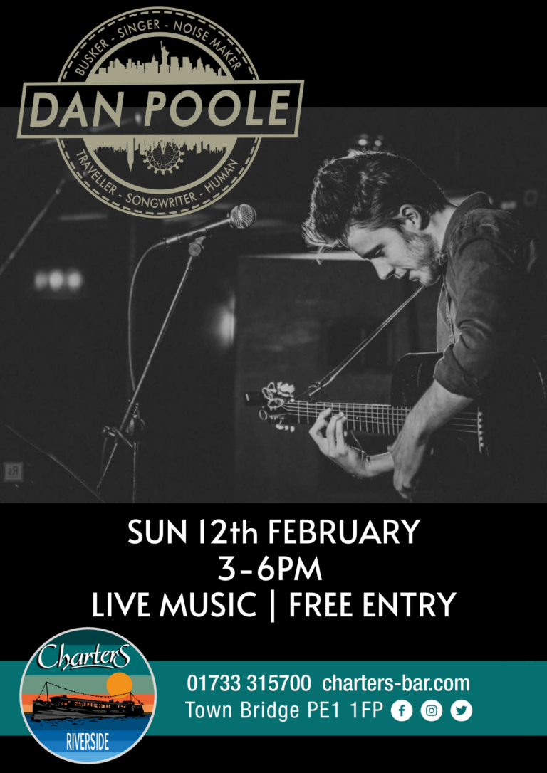 DAN POOLE - Charters Bar - Peterborough