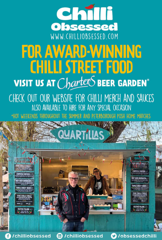 CHILLI OBSESSED - Charters Bar - Peterborough