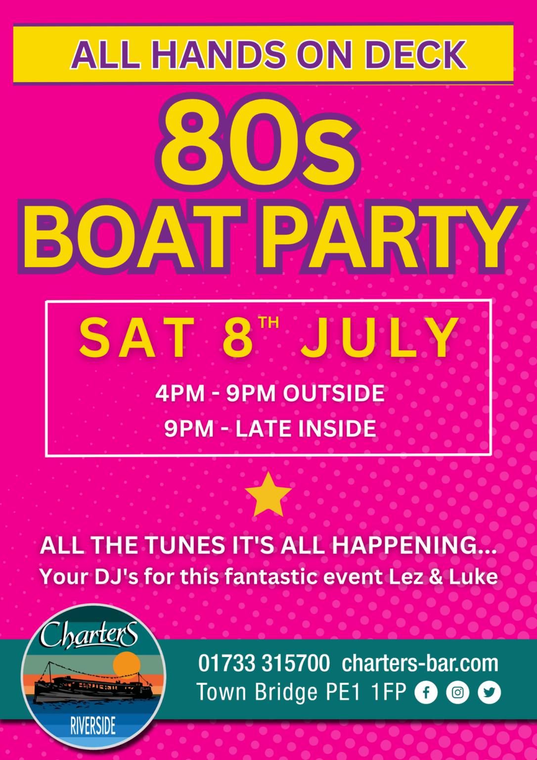 Events Archive - Charters Bar - Peterborough