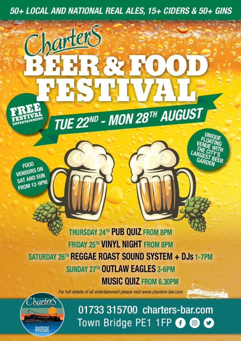 Events Archive - Charters Bar - Peterborough