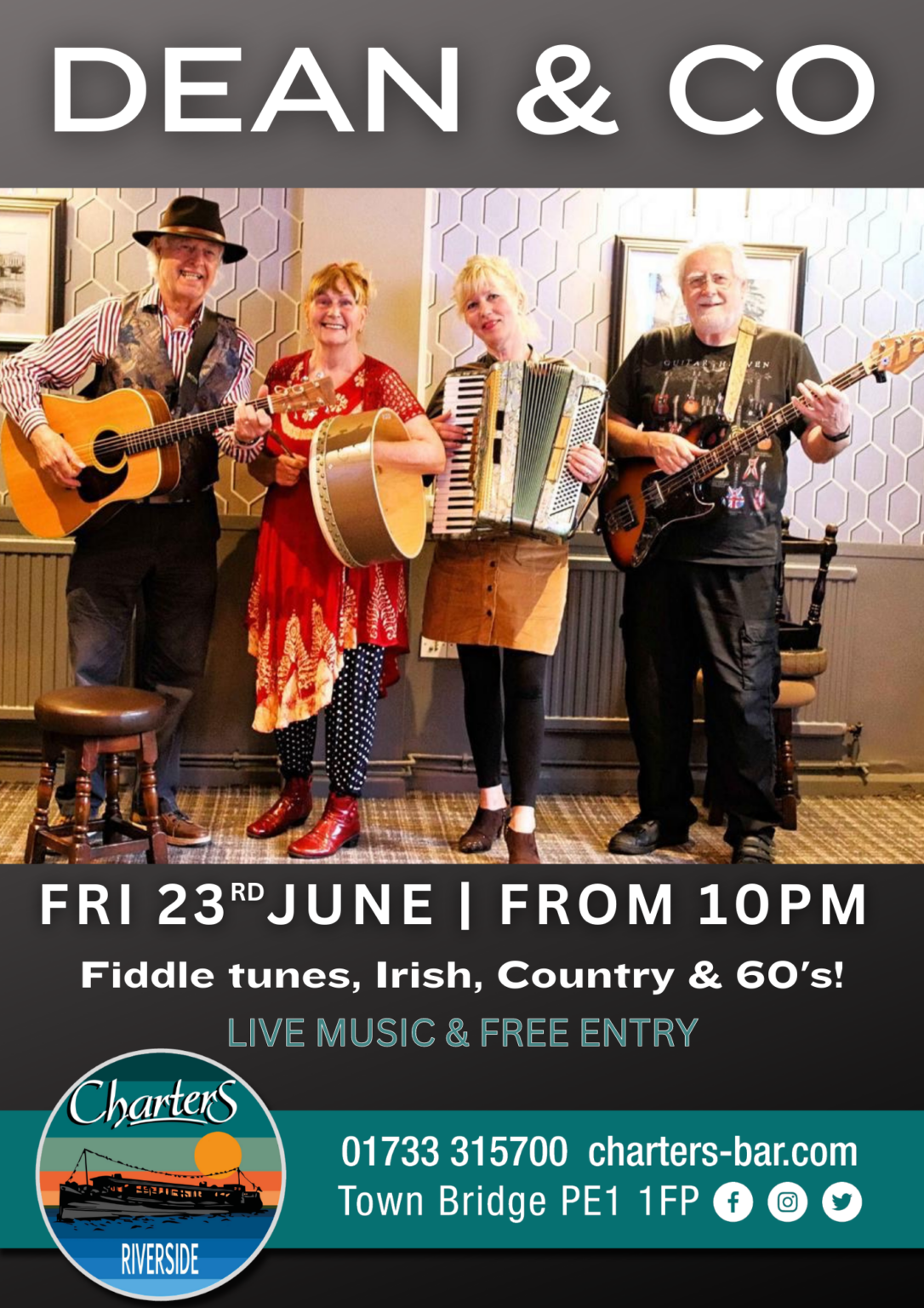 DEAN & CO - Charters Bar - Peterborough