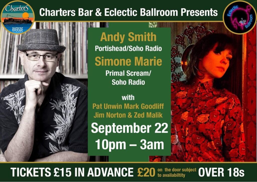 FRI 22ND SEPT FROM 10PM : "Eclectic Ballroom & Charters Bar Presents ...