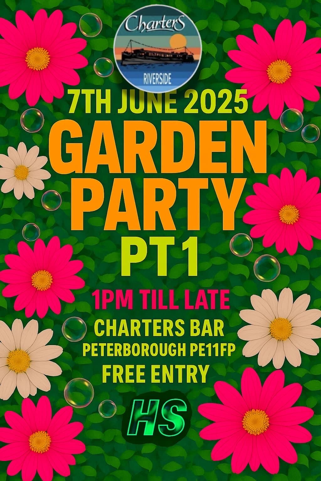 SAT 7TH JUNE FROM 2PM: "HOUSE SESSIONS GARDEN PARTY 1" - Charters Bar ...